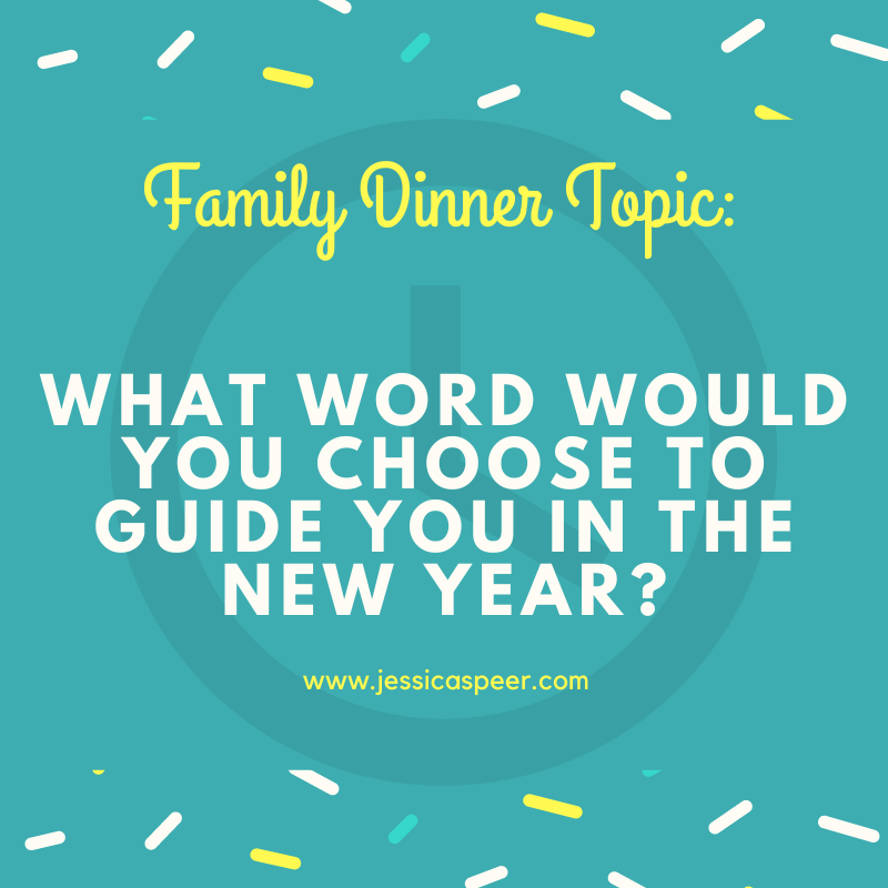 Setting One Word Intention for the New Year